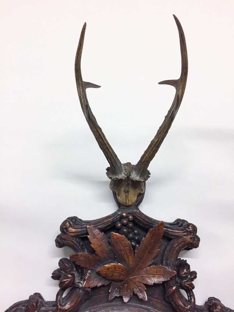 Grand Dukes of Baden Red Stag Trophy on Hand Carved Black Forest Plaque ...