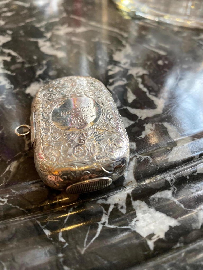 Handcrafted Sterling Silver Match Holder Object Decorative Antique Gift ...