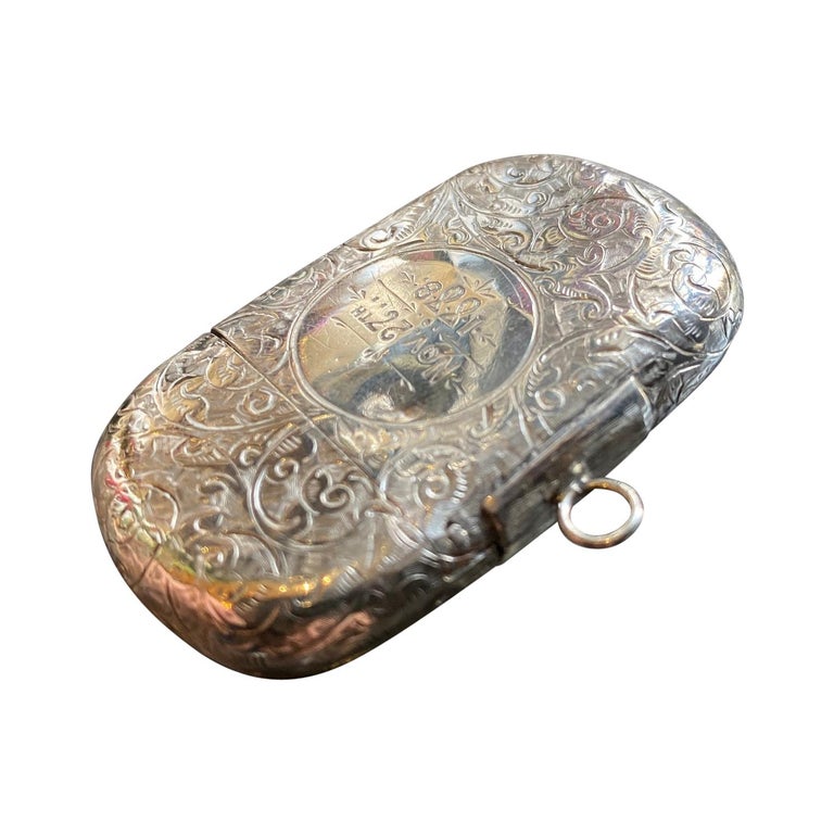 Handcrafted Sterling Silver Match Holder Object Decorative Antique Gift ...