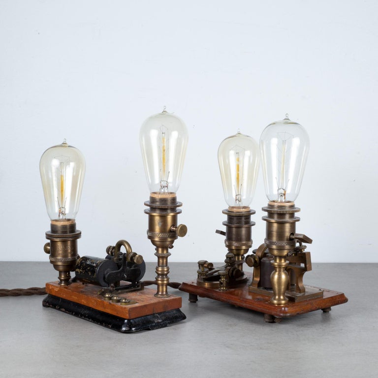19th Century Industrial Morse Code Lamps, circa 1881 For Sale at 1stDibs