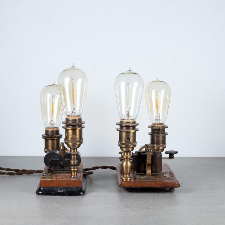 19th Century Industrial Morse Code Lamps, circa 1881 For Sale at 1stDibs