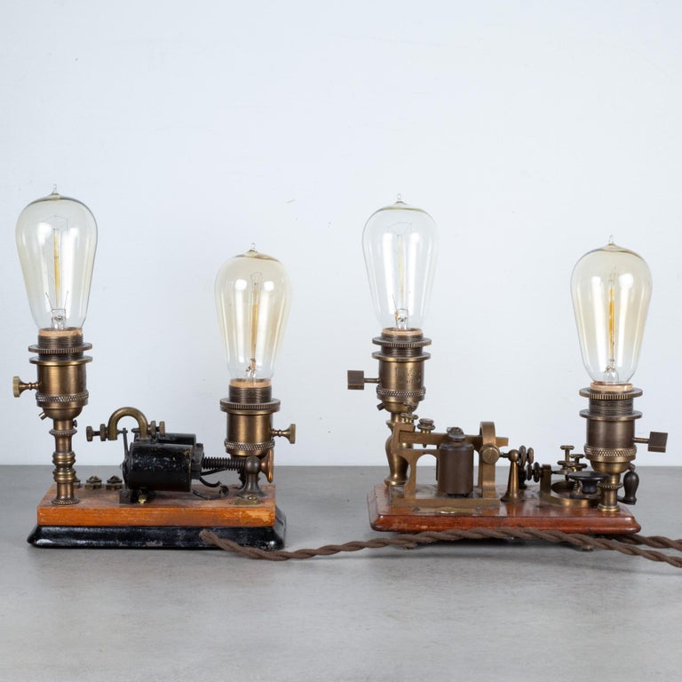 19th Century Industrial Morse Code Lamps, circa 1881 For Sale at 1stDibs