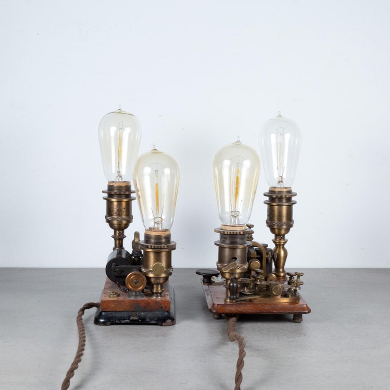 19th Century Industrial Morse Code Lamps, circa 1881 For Sale at 1stDibs