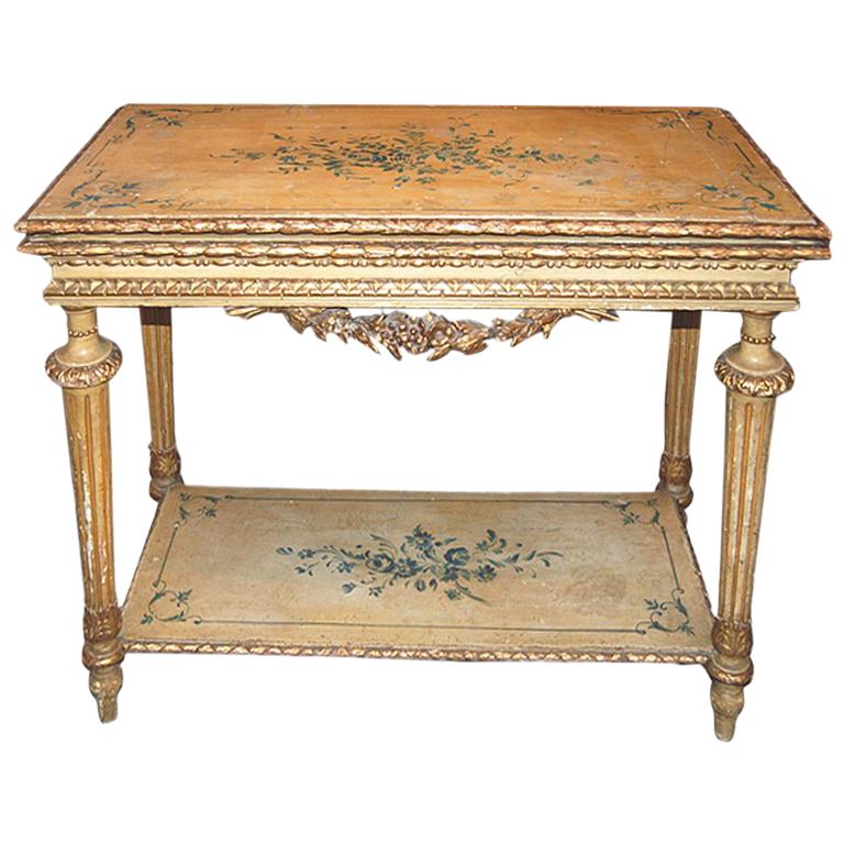 19th c. Italian Game Table For Sale at 1stDibs