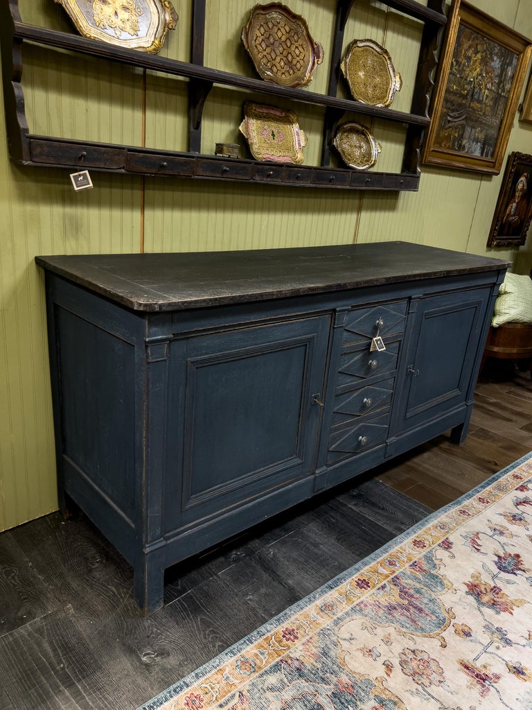 19th c. Italian Painted Server at 1stDibs