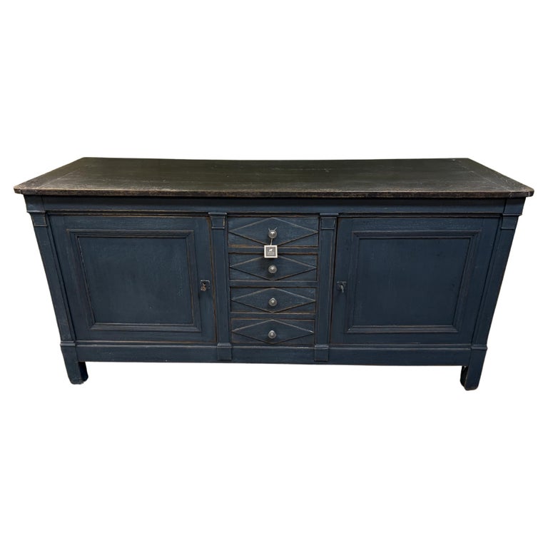 19th c. Italian Painted Server at 1stDibs