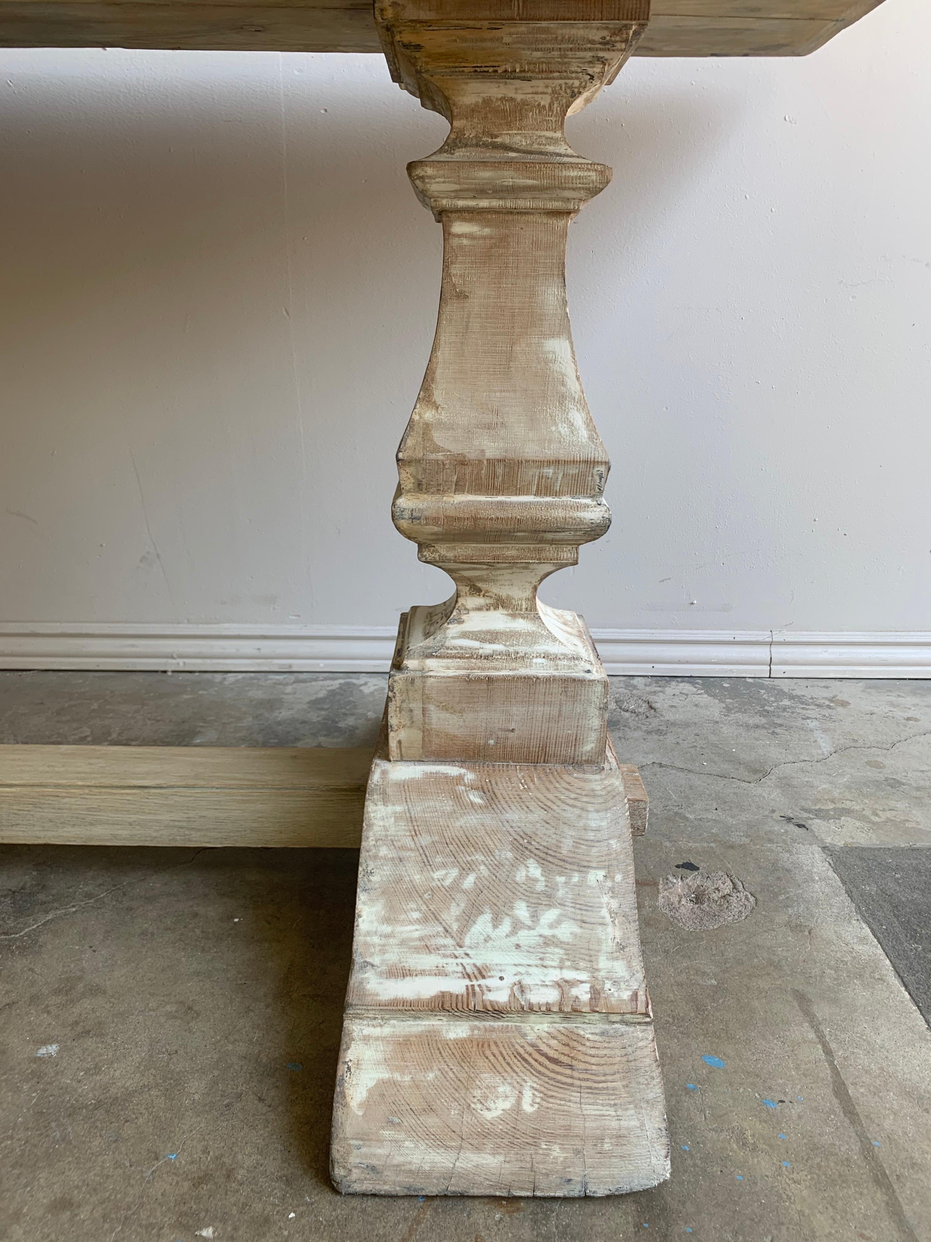 19th Century Italian White Washed Dining Table at 1stDibs | whitewashed ...
