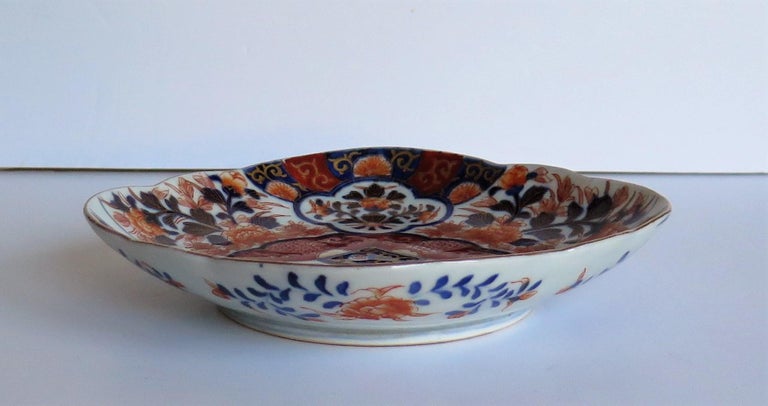 Japanese Porcelain Dish Finely Hand Painted Imari Design, Meiji Signed ...