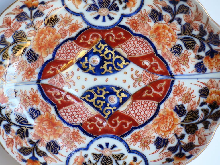 Japanese Porcelain Dish Finely Hand Painted Imari Design, Meiji Signed ...