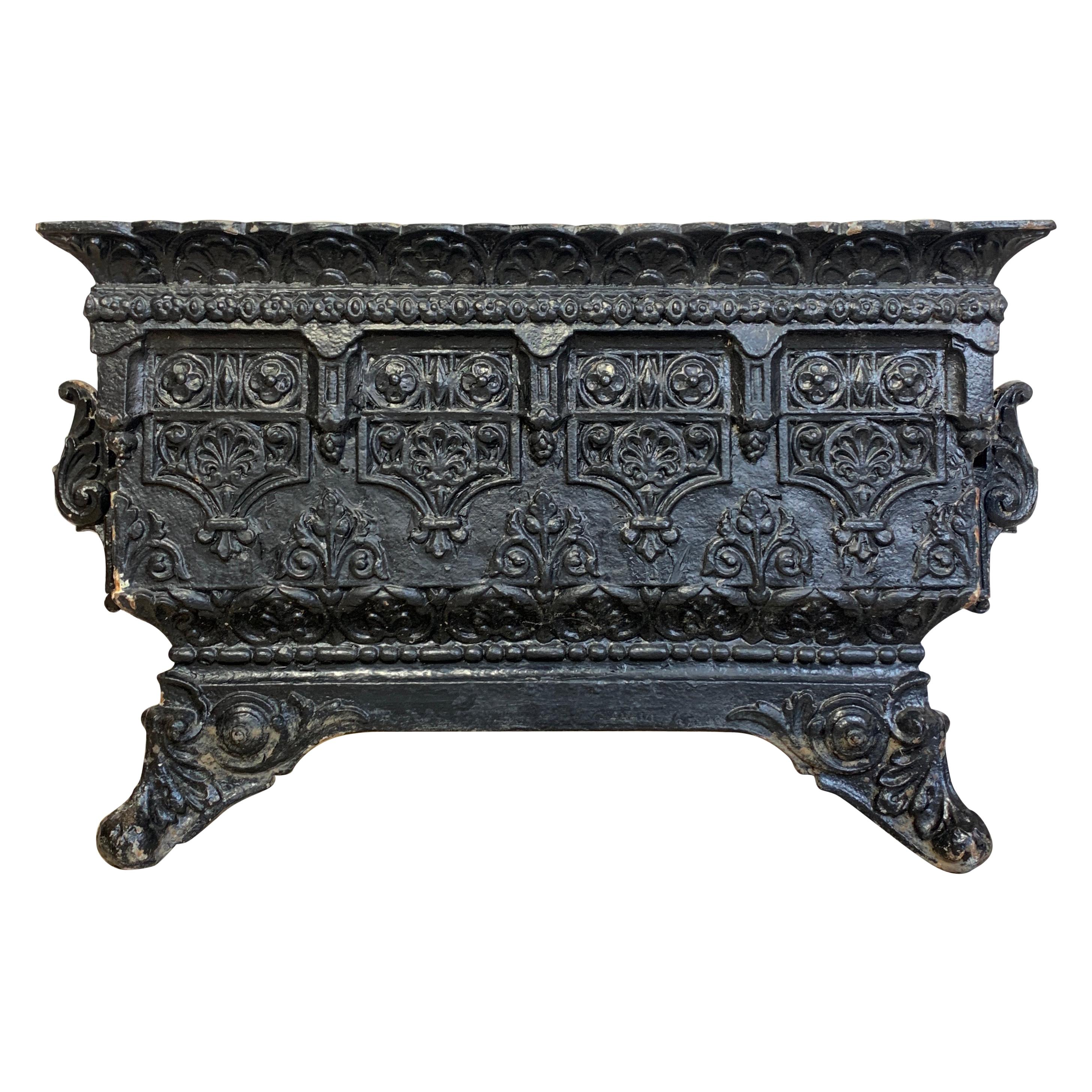 Over Sized Iron Versailles Style Planter Box For Sale at 1stDibs