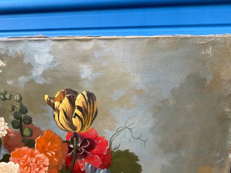 19th Century Large Scale French Still Life Oil Paintings Depicting ...