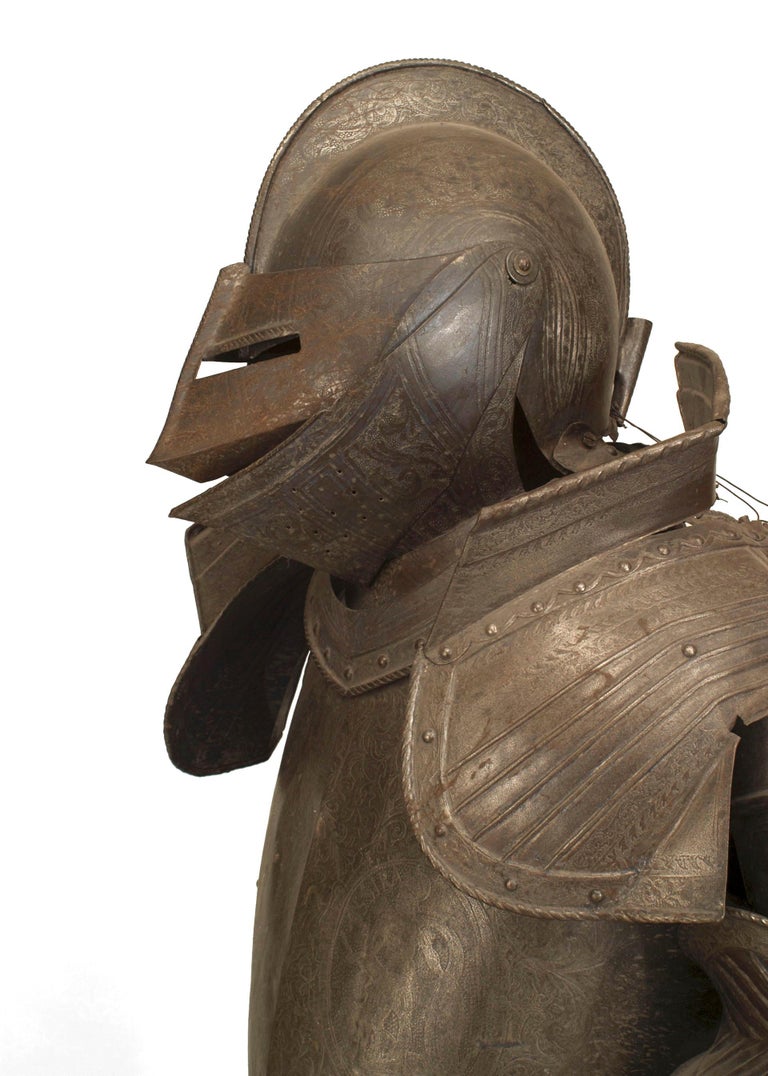 19th c. Medieval Style Suit Of Armor For Sale at 1stdibs