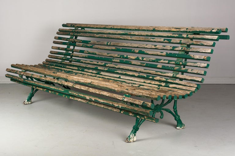 19th Century Parisian Park Graden Bench at 1stDibs