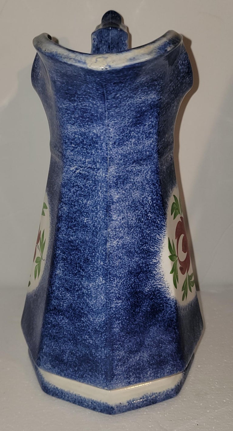 19th C Rare Spatter Ware Wash Bowl and Set For Sale at 1stDibs