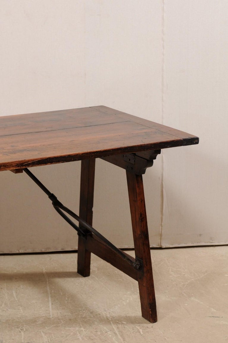 Spanish Table with Legs Uniquely Designed to be Folded for Easy Storage ...