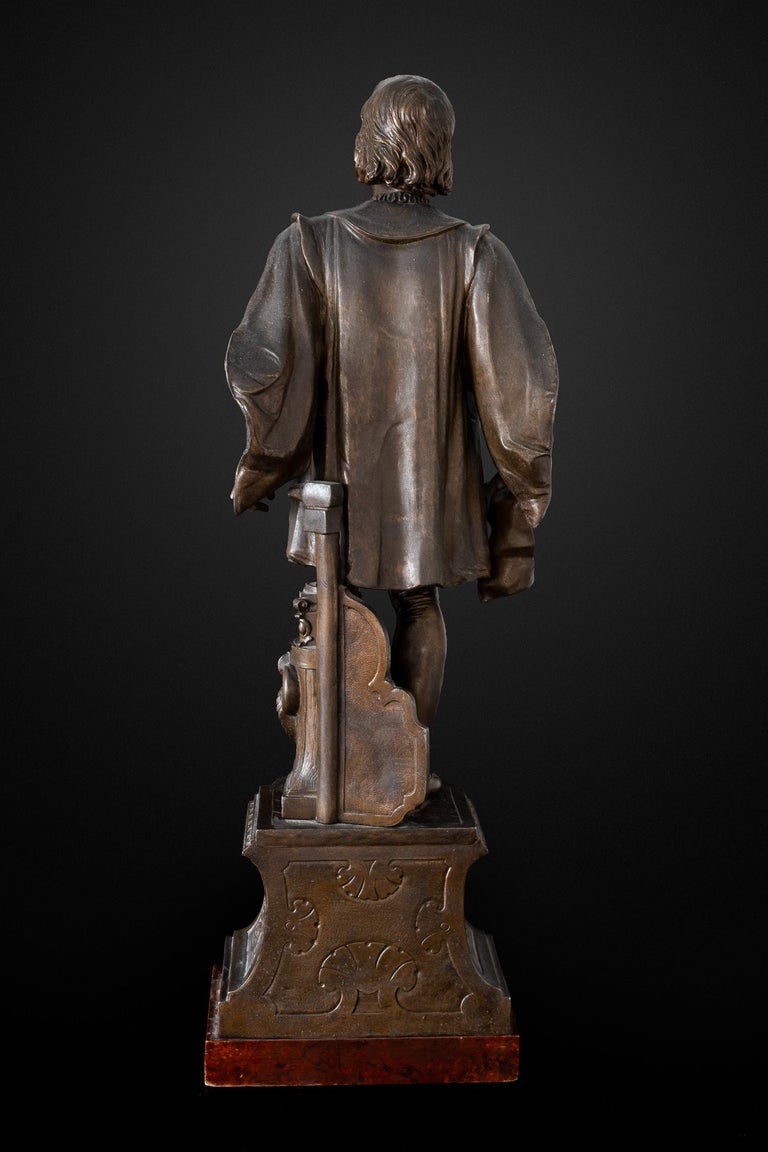 19th C Statue Christopher Columbus Sets Foot on American Soil in 1492 ...