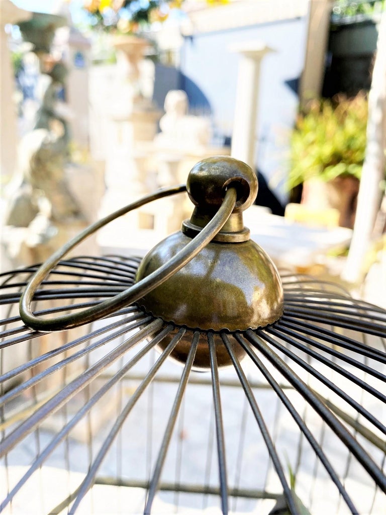 19th C. Triple Singing Automaton Singing Birds Gilt Mechanical Antiques ...