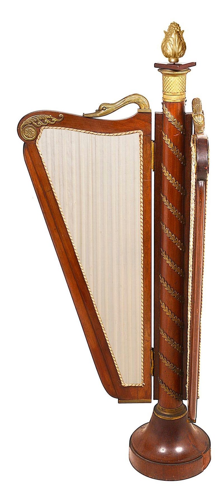 19th Century French Empire style fire screen. For Sale at 1stDibs