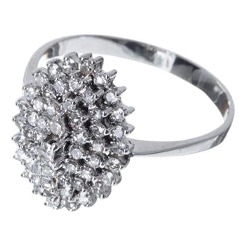 19th Century Emerald Diamond 18 Karat Yellow Gold Marquise Ring For ...