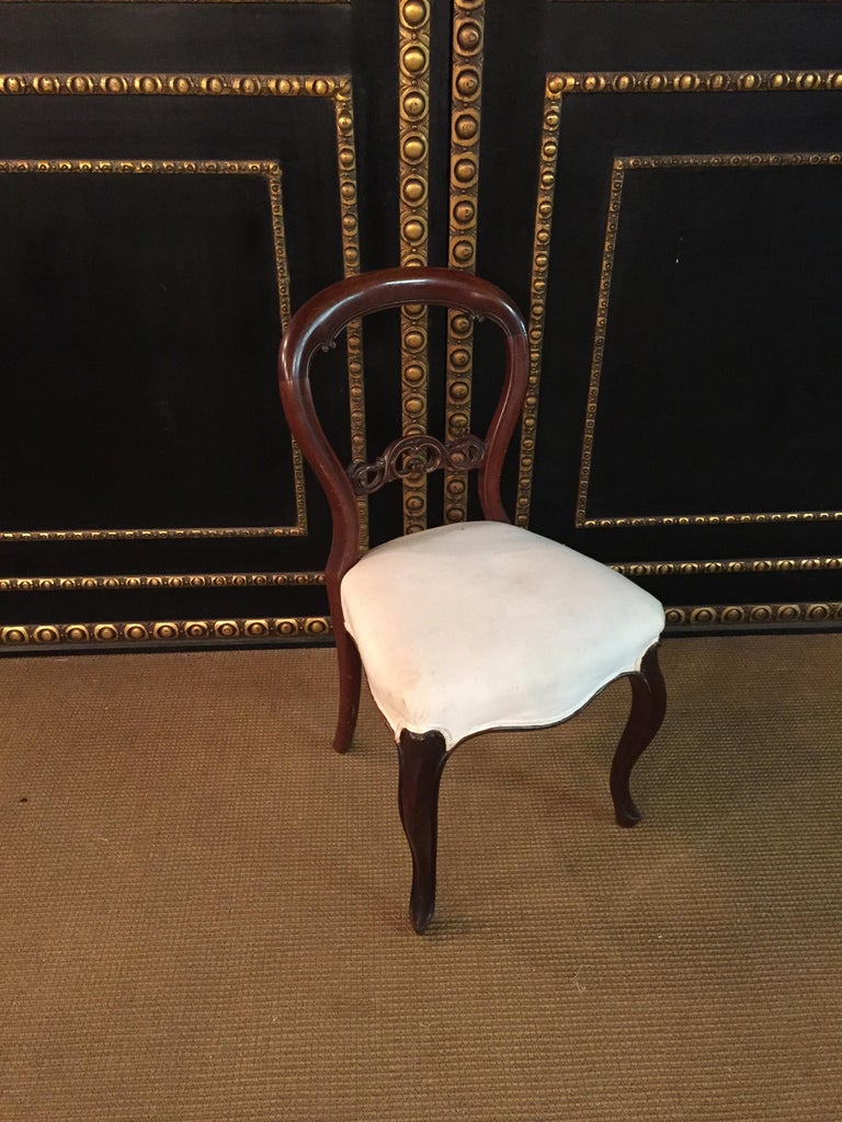 19th Century 4 Biedermeier Medallion Chairs, circa 1830 For Sale at 1stDibs
