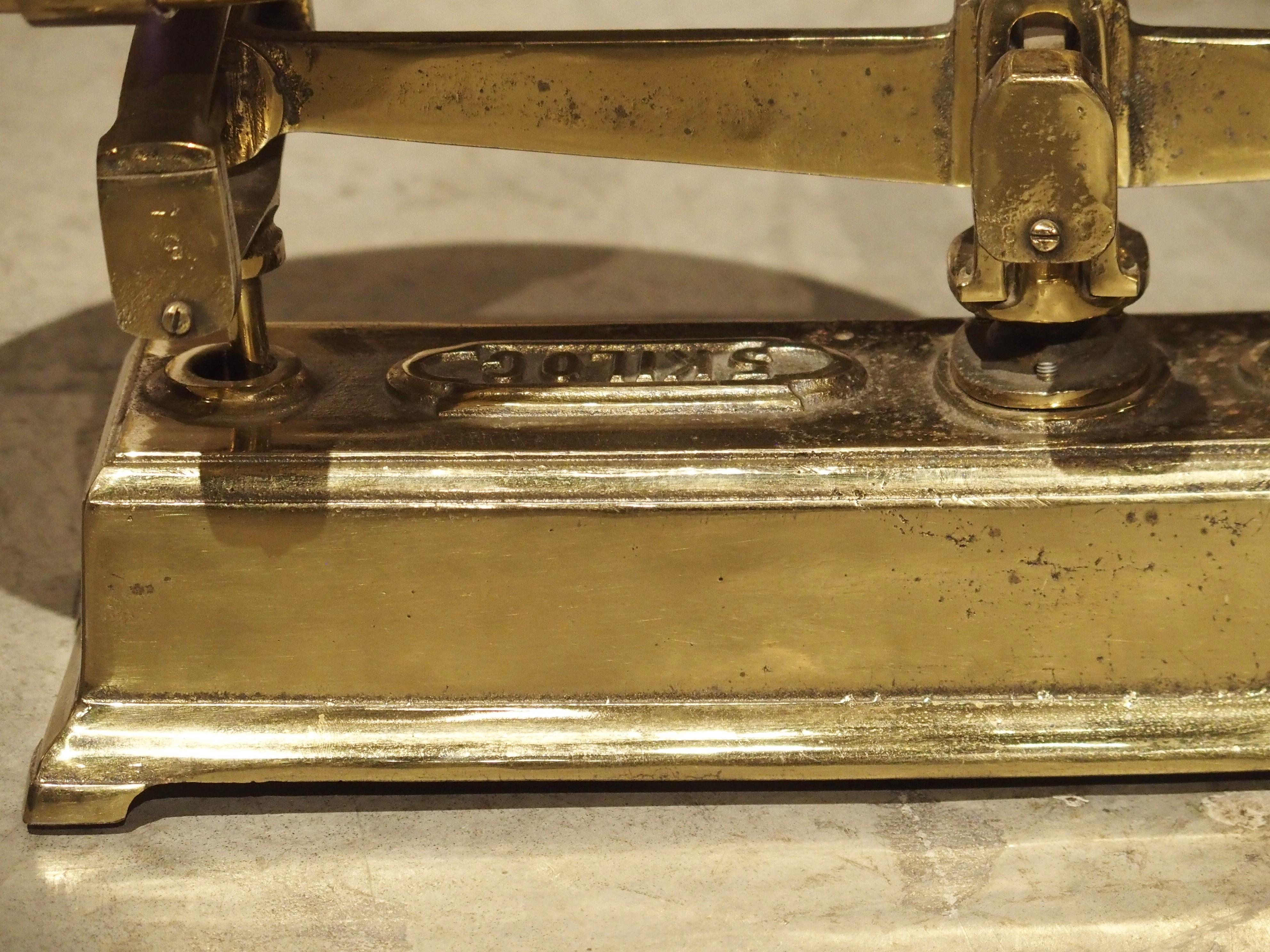 19th Century 5 Kilogram Iron and Brass Scale from France at 1stDibs ...