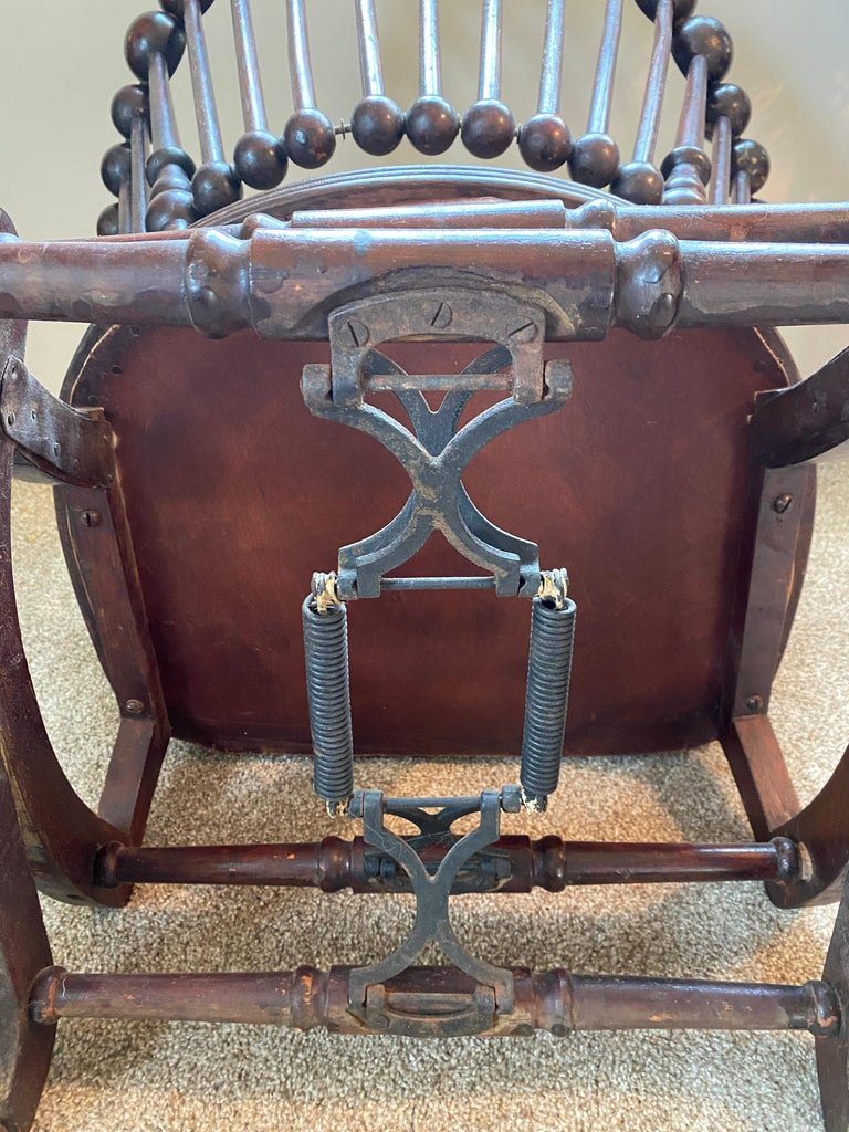 Final Closing March 31! 19th Century George Hunzinger Lollipop Rocking ...