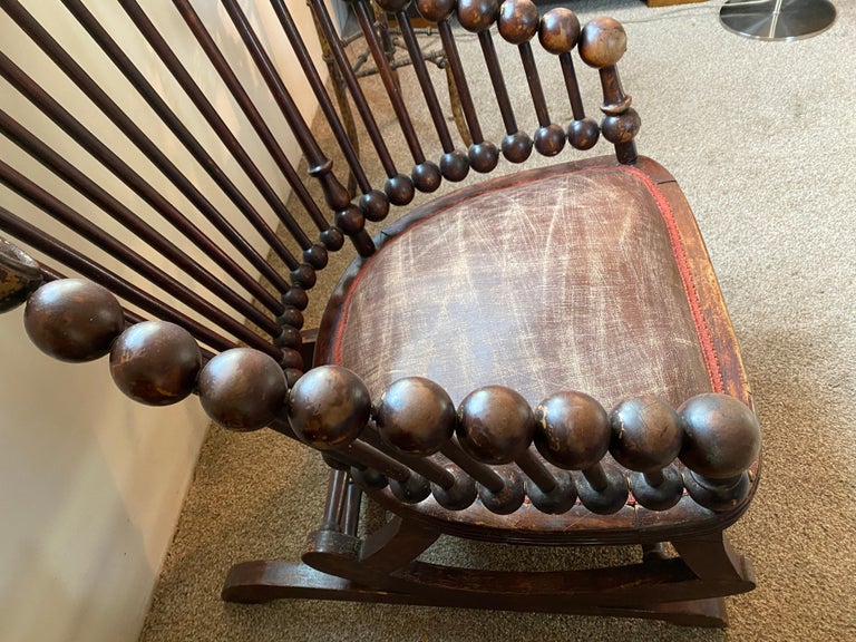 Final Closing March 31! 19th Century George Hunzinger Lollipop Rocking ...