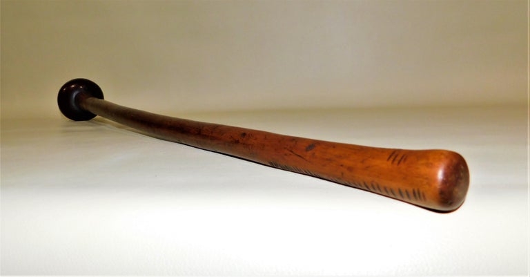 19th Century African Zulu War Club "Knobkerrie" Killing Stick For Sale ...