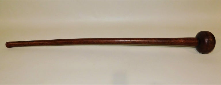 19th Century African Zulu War Club "Knobkerrie" Killing Stick For Sale ...