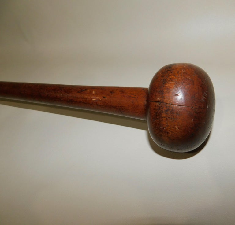 19th Century African Zulu War Club "Knobkerrie" Killing Stick For Sale ...