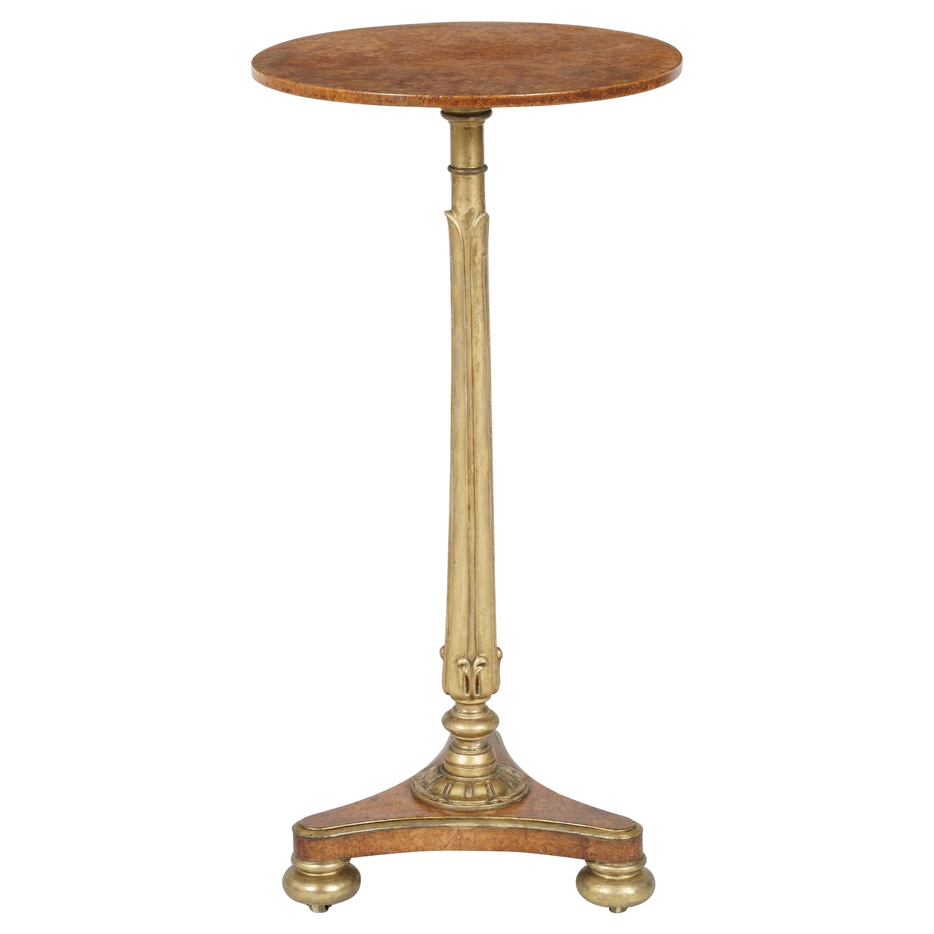 Gold Leaf Art Deco Style Table Attributed to Joseph de Coene at 1stDibs