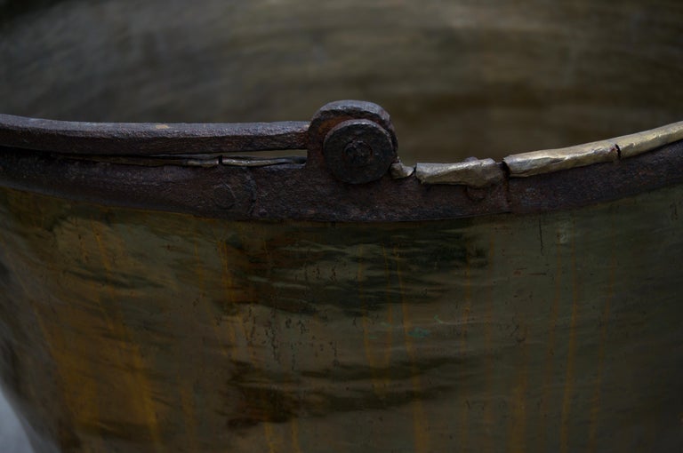 19th Century American Brass Caldron at 1stDibs