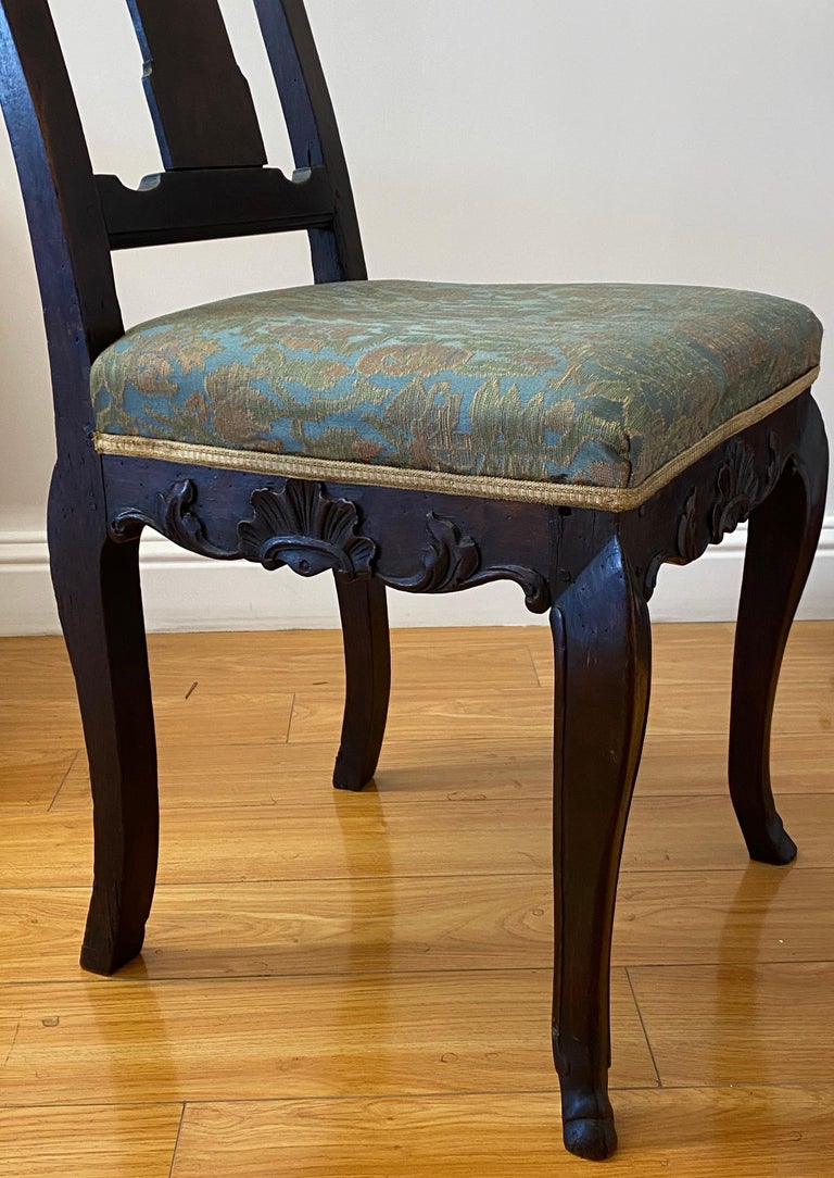 19th Century American Carved Walnut Hoof Foot Side Chair For Sale at ...