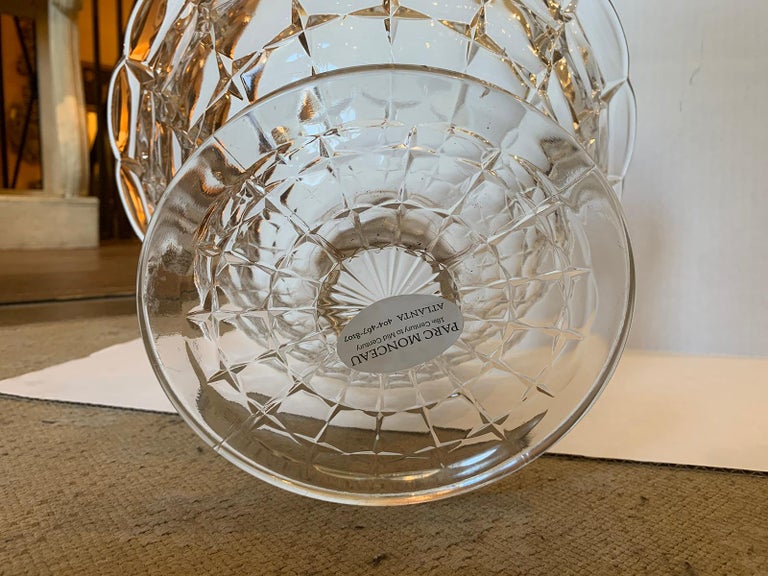 19th Century American Crystal Pedestal Bowl / Compote For Sale at ...