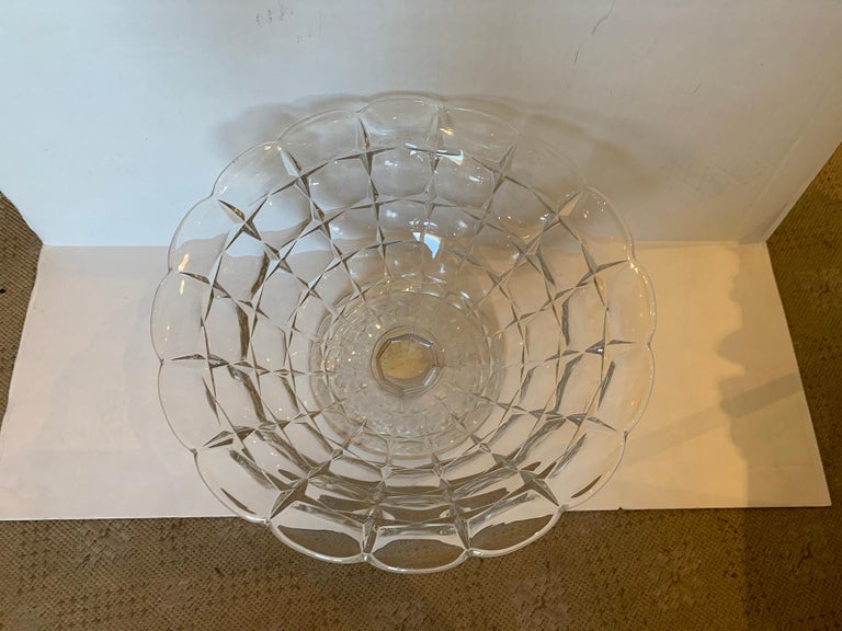 19th Century American Crystal Pedestal Bowl / Compote For Sale at ...