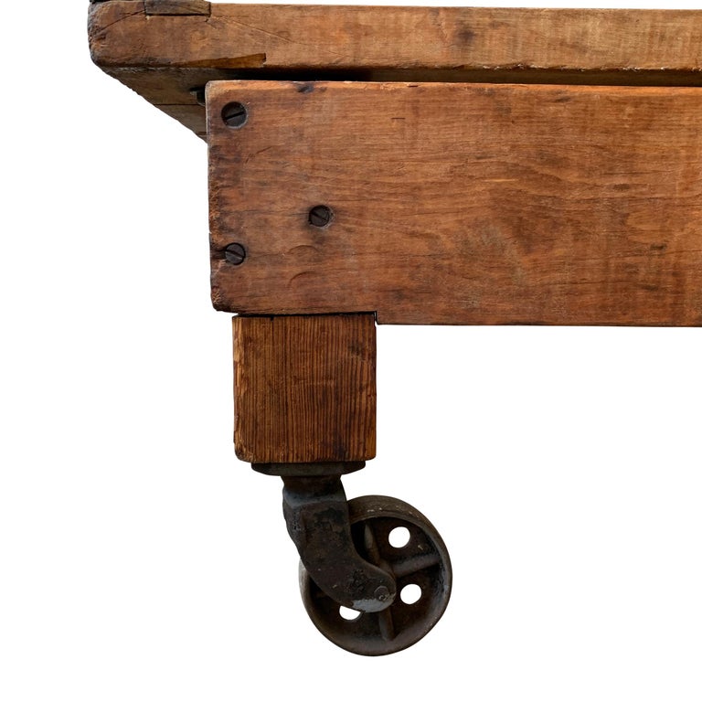 19th Century American Dough Table at 1stDibs | dough table for sale