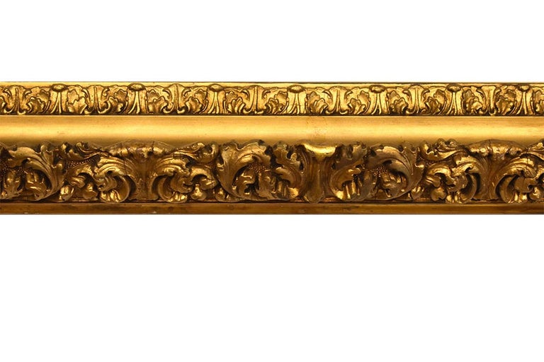 19th Century American Gold Leaf Barbizon 18x28 Picture Frame For Sale ...