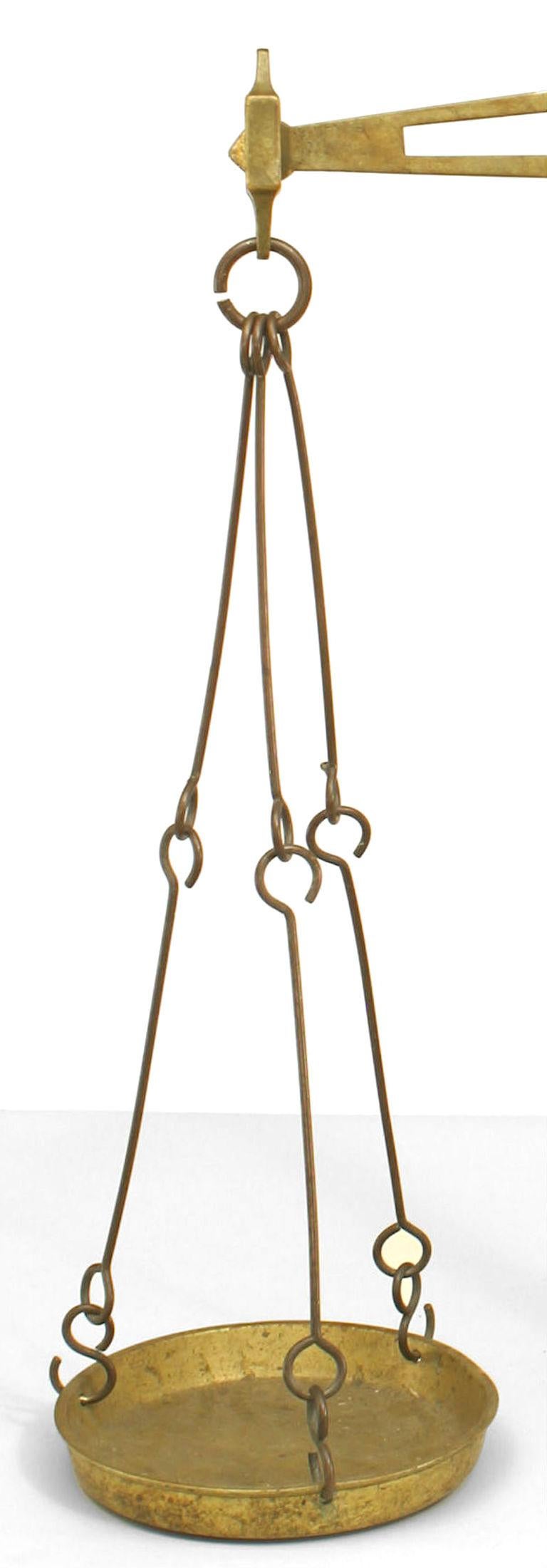 American Victorian Brass Scale For Sale at 1stDibs