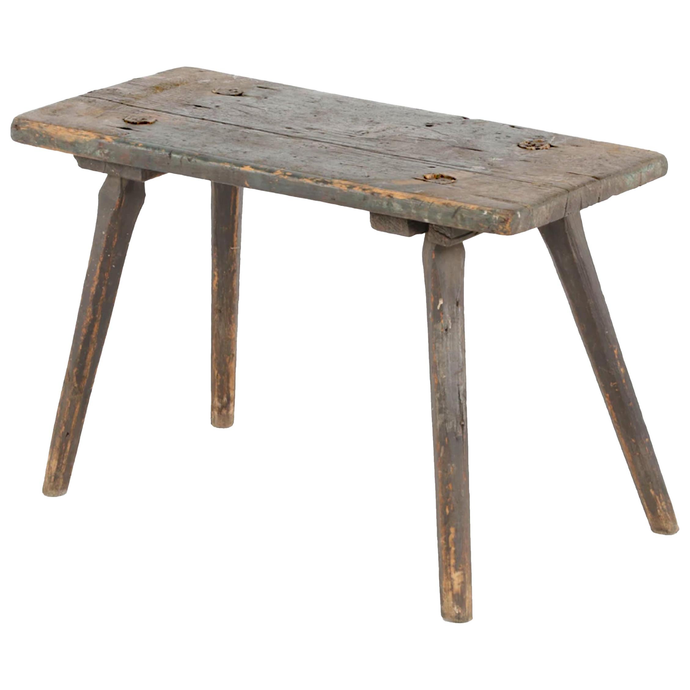 19th Century American Primitive Table at 1stDibs