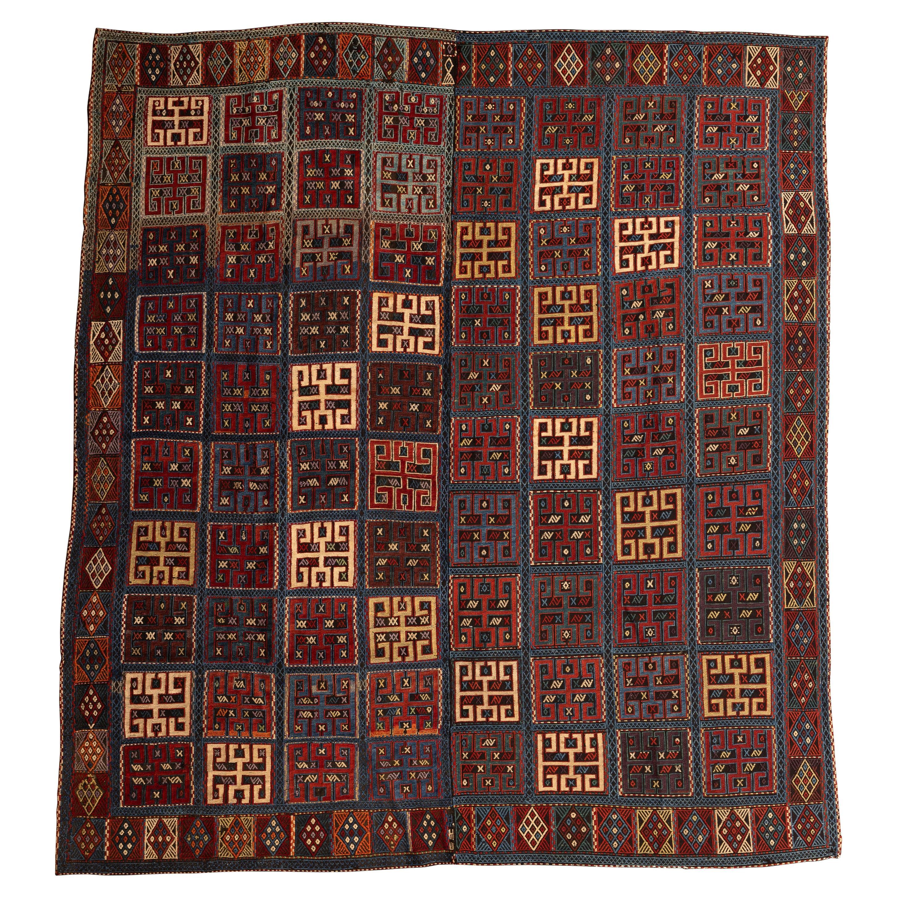 19th Century Antique Sileh Soumak For Sale at 1stDibs