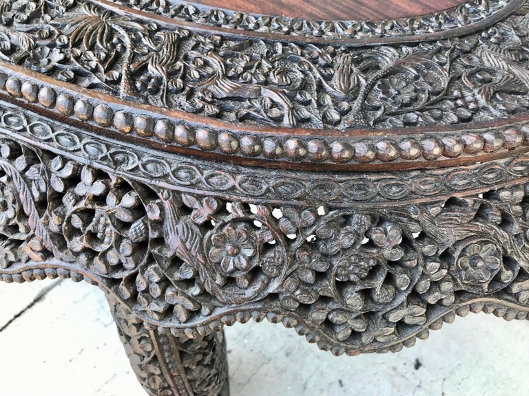 19th Century Anglo - Indian Center Table For Sale at 1stDibs