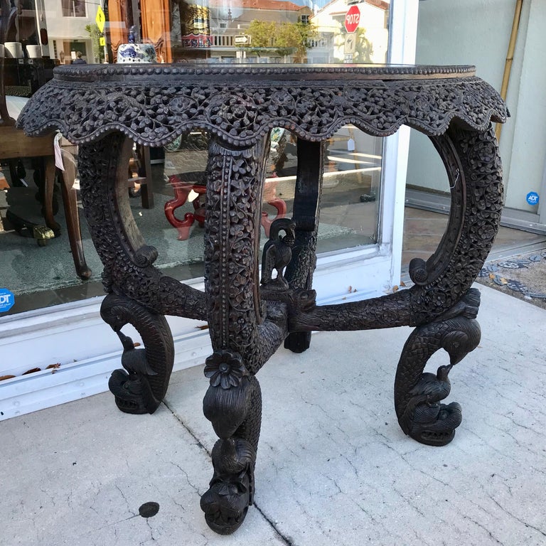 19th Century Anglo - Indian Center Table For Sale at 1stDibs