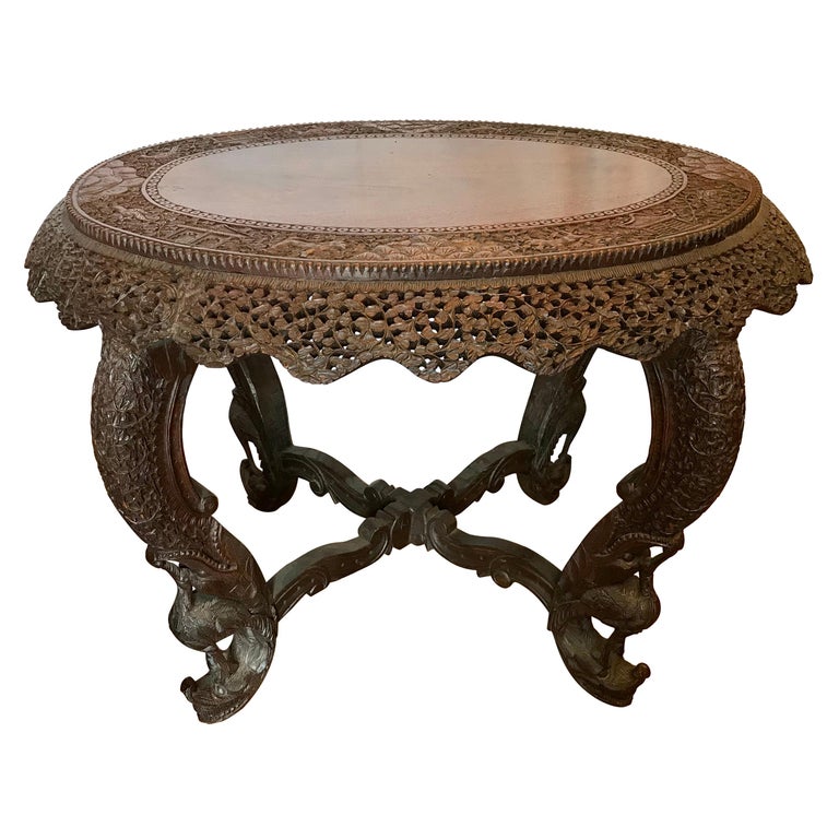 19th Century Anglo, Indian Center Table at 1stDibs