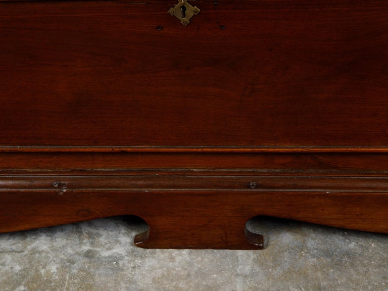 19th Century Anglo-Indian Commode with Five Drawers and Floral Inlay ...