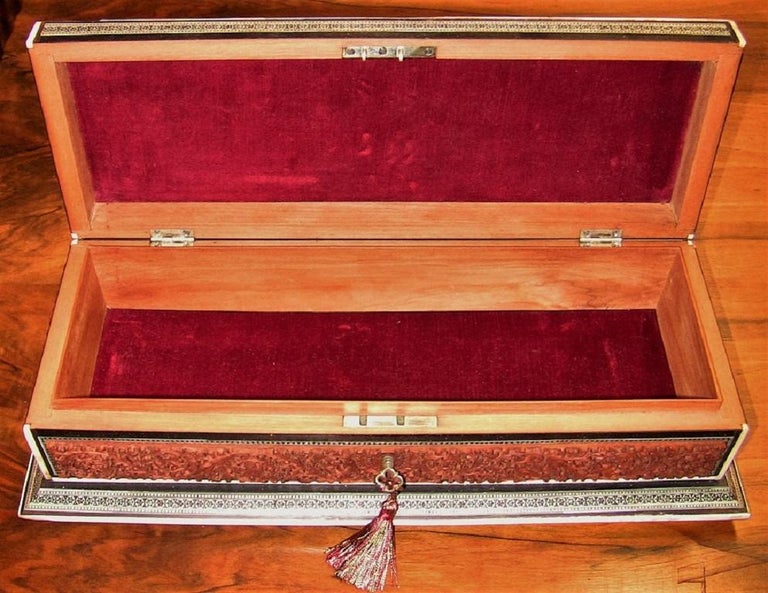 19th Century Anglo-Indian Document or Scroll Box For Sale at 1stDibs