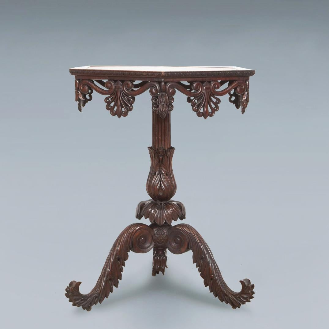 19th Century Anglo Indian Snap Top Table For Sale at 1stDibs