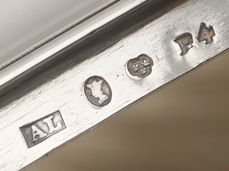 19th Century Antique 1845 Sterling Silver Locking Biscuit Box For Sale ...