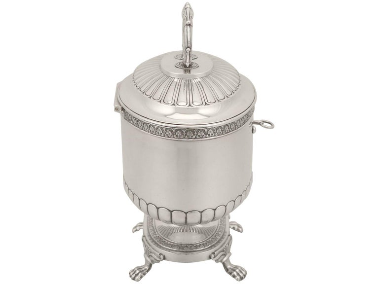 19th Century Antique 1845 Sterling Silver Locking Biscuit Box For Sale ...