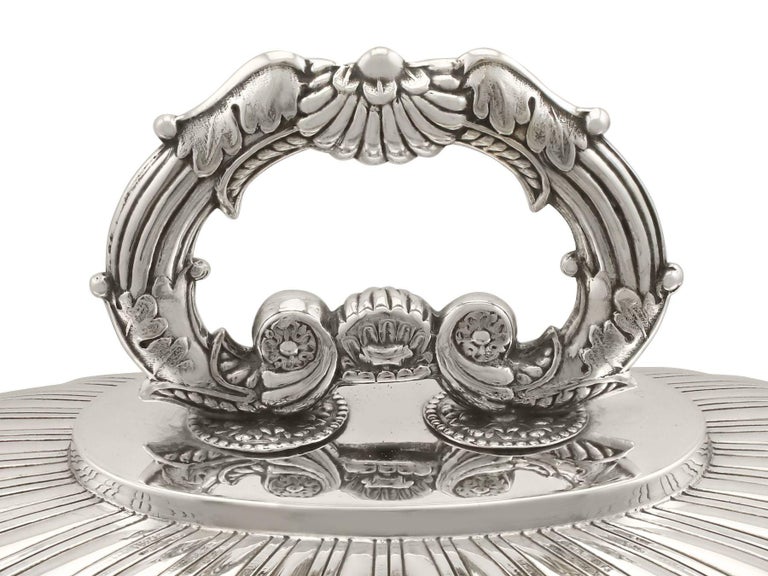 19th Century Antique 1845 Sterling Silver Locking Biscuit Box For Sale ...