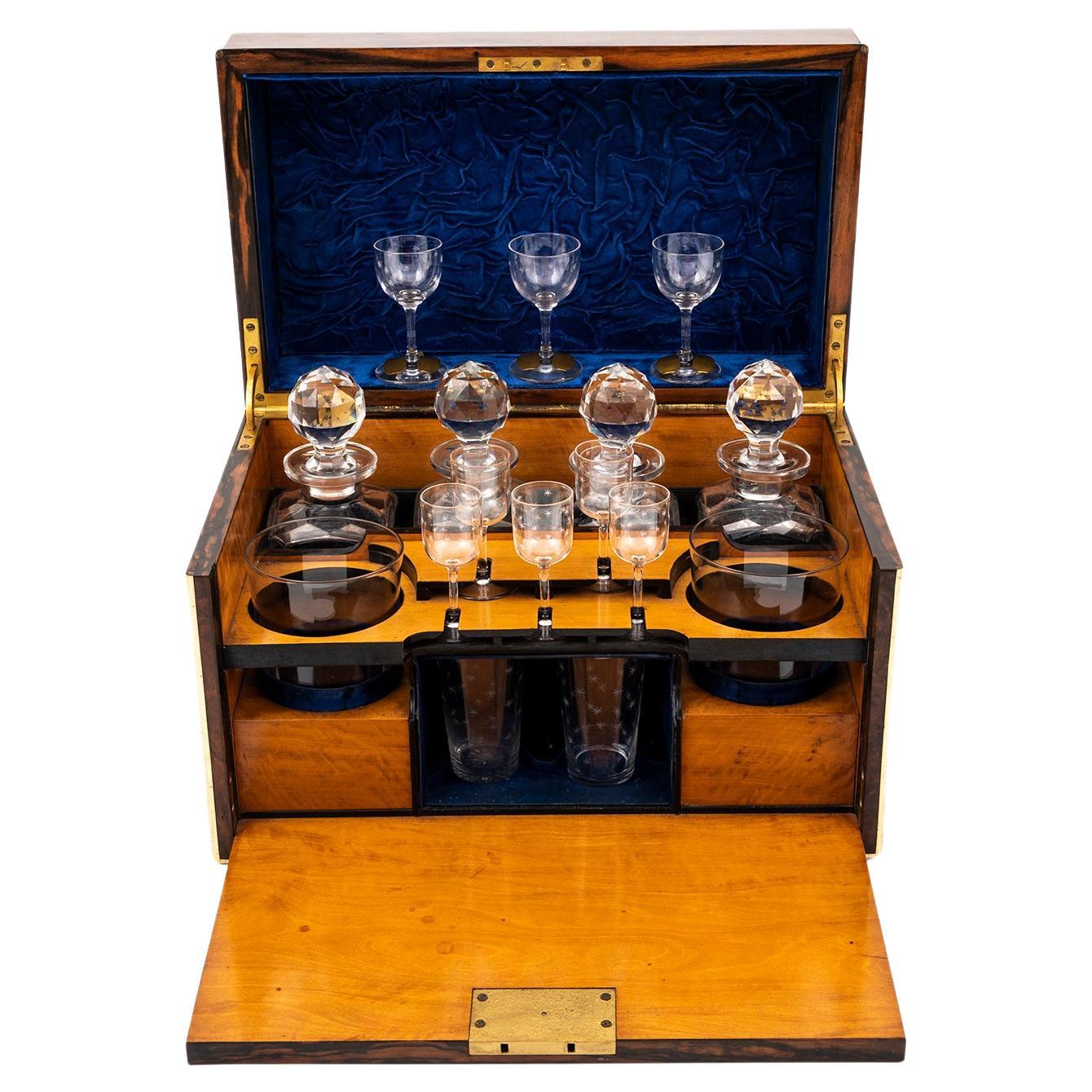 Fantastic Oversized 19th Century Walnut Wall Box For Sale at 1stDibs